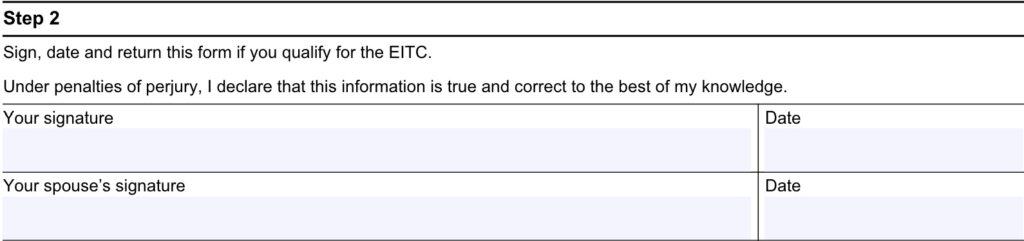 IRS Form 15112 Instructions - EIC Worksheet (CP27)