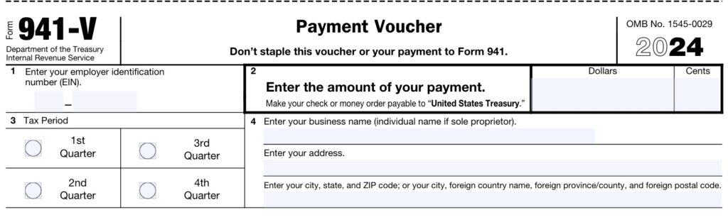 IRS Form 941 Instructions - Employer's Quarterly Tax Return