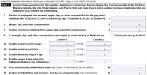 IRS Form 941 Instructions - Employer's Quarterly Tax Return
