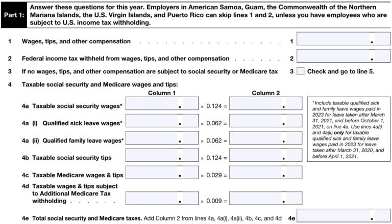 IRS Form 944 Instructions - Employer's Annual Federal Tax Return
