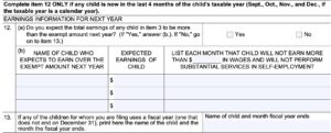 Form SSA-4-BK Instructions - Child's Social Security Application