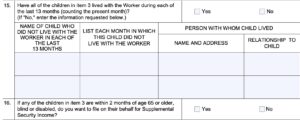 Form SSA-4-BK Instructions - Child's Social Security Application