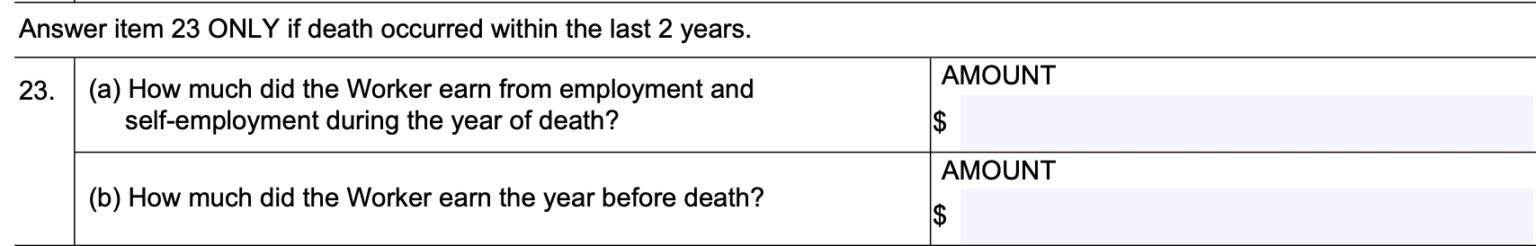 Form SSA-4-BK Instructions - Child's Social Security Application