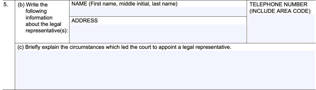 Form SSA-4-BK Instructions - Child's Social Security Application