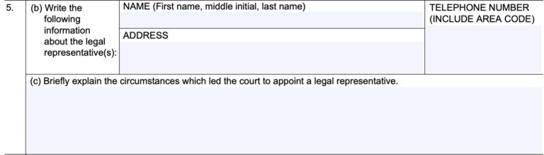 Form SSA-4-BK Instructions - Child's Social Security Application