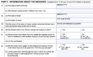 Form SSA-4-BK Instructions - Child's Social Security Application