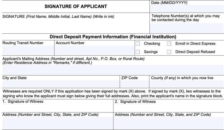 Form SSA-4-BK Instructions - Child's Social Security Application