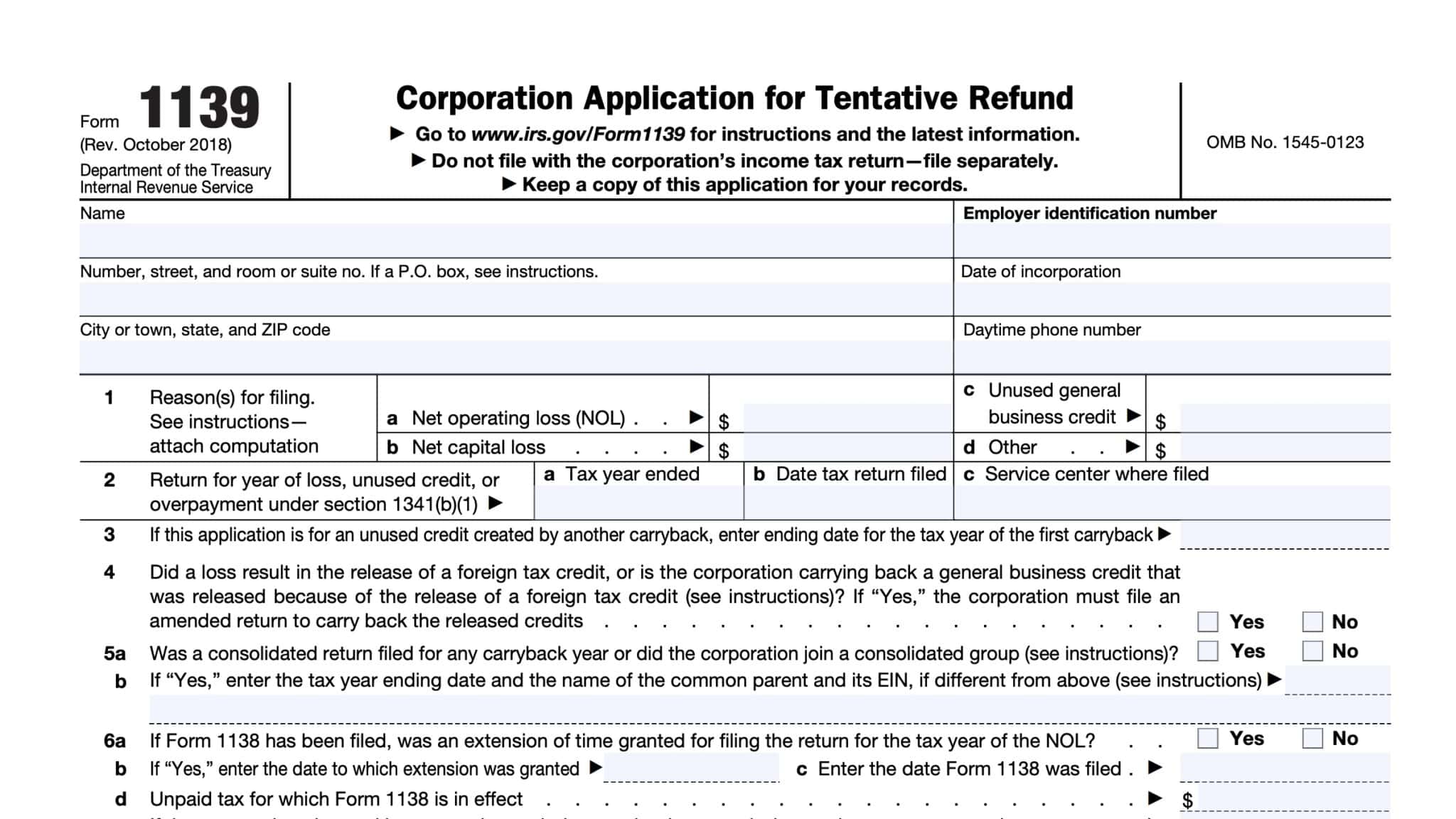 IRS Form 966 Instructions - Corporate Dissolutions & Liquidations