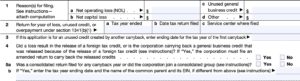 IRS Form 1139 Instructions - Tentative Corporate Tax Refund