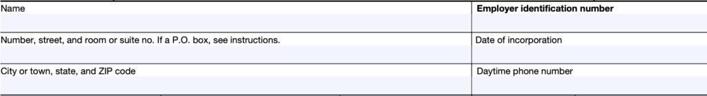 IRS Form 1139 Instructions - Tentative Corporate Tax Refund