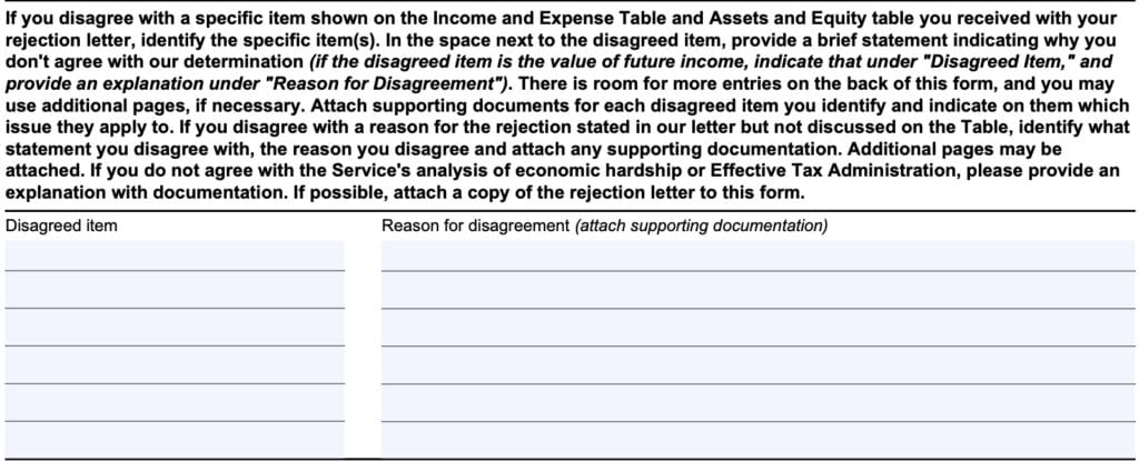 IRS Form 13711 Instructions: Appeal an Offer In Compromise