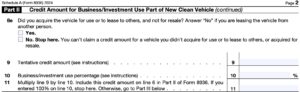 IRS Form 8936 Instructions - Qualifying Electric Vehicle Tax Credits