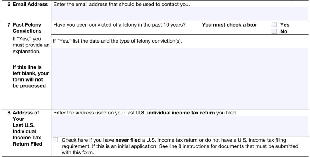 IRS Form W-12 Instructions - PTIN Application