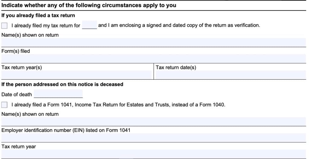 IRS Form 15103 Instructions - Form 1040 Return Discrepancy