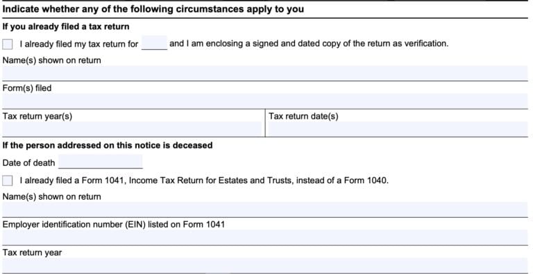 IRS Form 15103 Instructions - Form 1040 Return Discrepancy