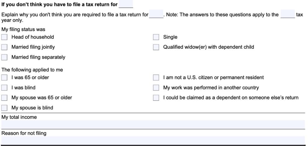 IRS Form 15103 Instructions - Form 1040 Return Discrepancy