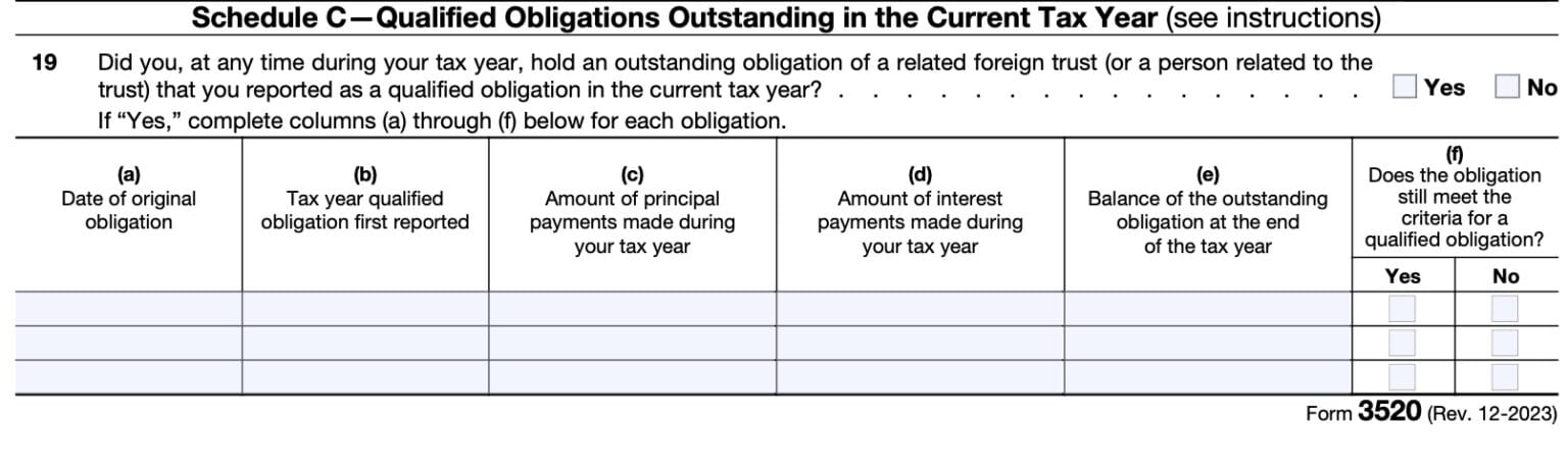 IRS Form 3520 Instructions
