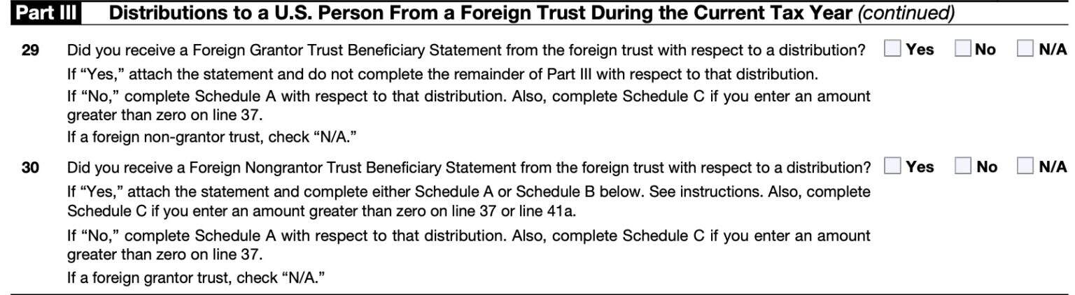 IRS Form 3520 Instructions