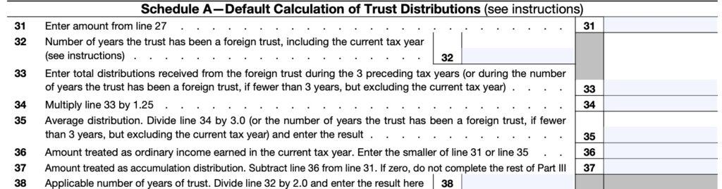 IRS Form 3520 Instructions