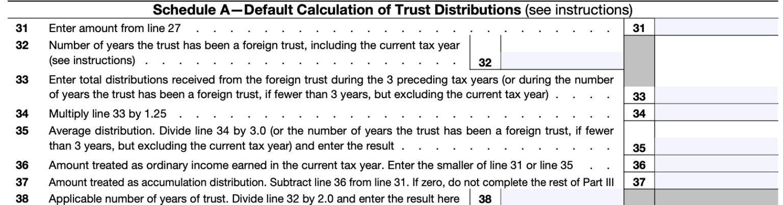 IRS Form 3520 Instructions