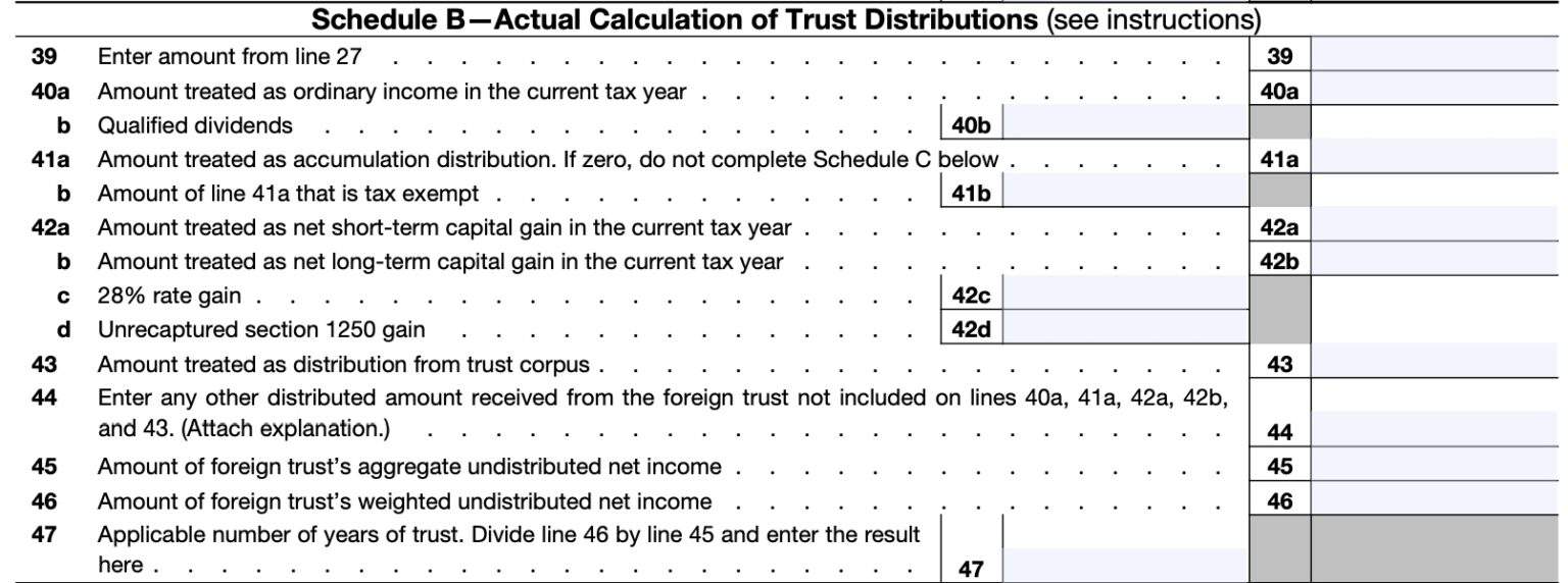 IRS Form 3520 Instructions