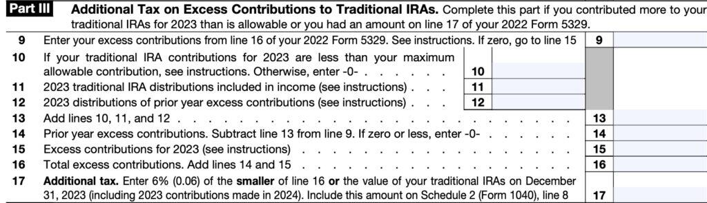 IRS Form 5329 Instructions - A Guide to Additional Taxes
