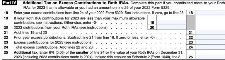 IRS Form 5329 Instructions - A Guide to Additional Taxes