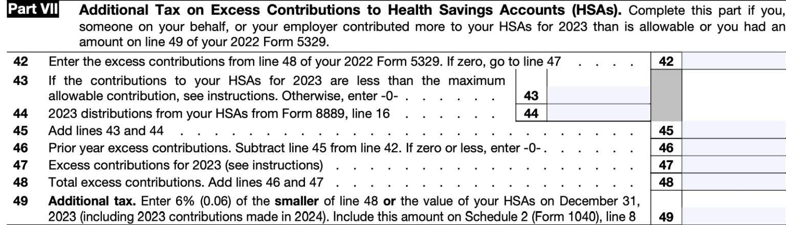 IRS Form 5329 Instructions - A Guide to Additional Taxes