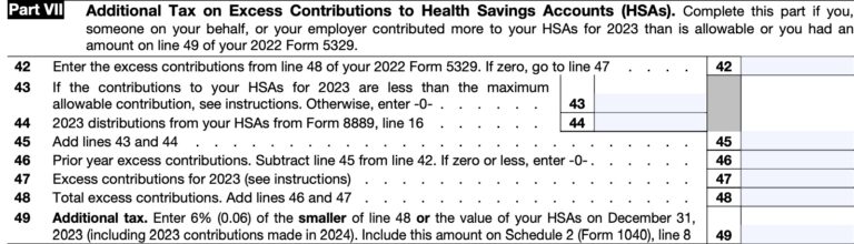 IRS Form 5329 Instructions - A Guide to Additional Taxes