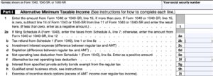 IRS Form 6251 Instructions - A Guide to Alternative Minimum Tax