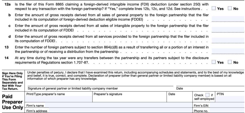 IRS Form 8865 Instructions - Foreign Partnership Returns