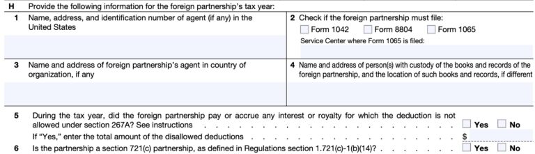 IRS Form 8865 Instructions - Foreign Partnership Returns