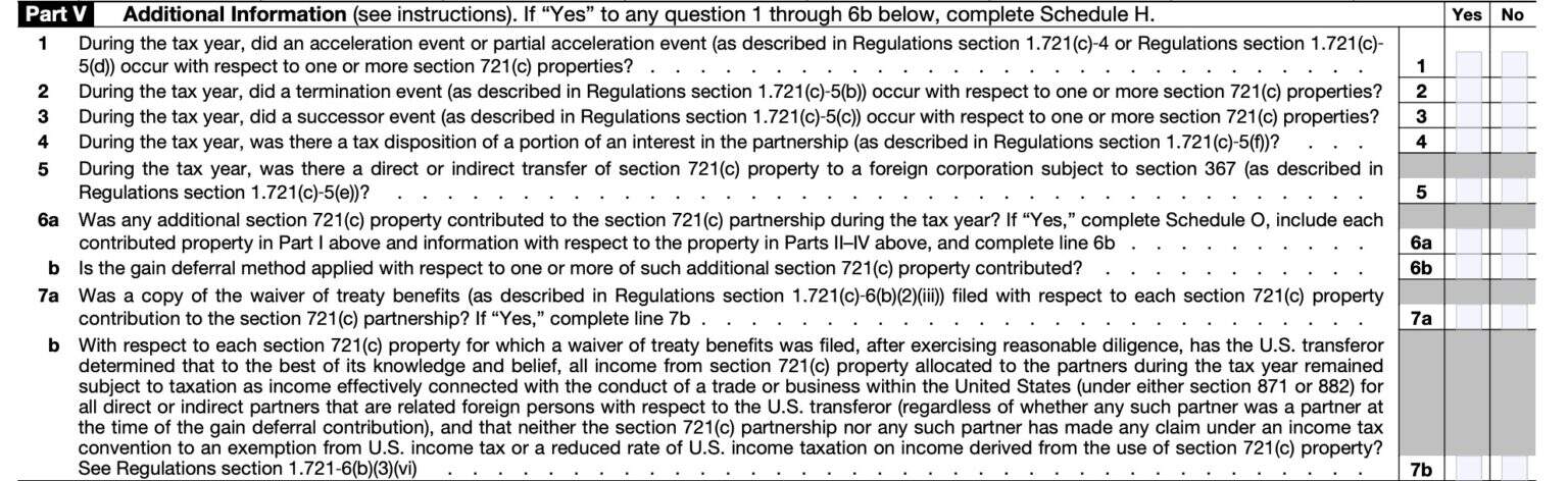 IRS Form 8865 Instructions - Foreign Partnership Returns