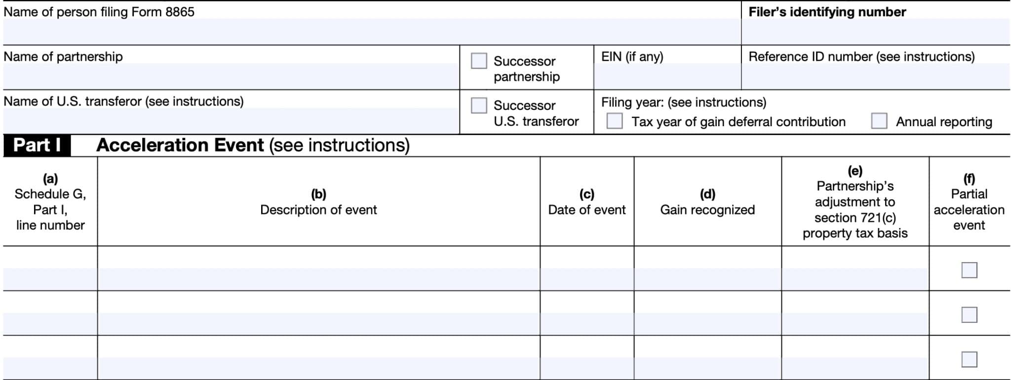 IRS Form 8865 Instructions - Foreign Partnership Returns
