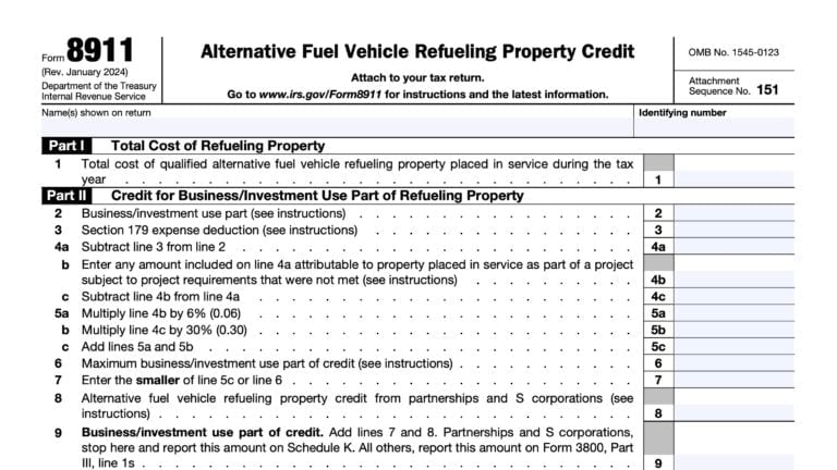 IRS Form 8908 Instructions - Energy Efficient Home Credits