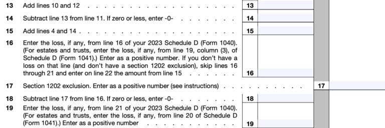 IRS Form 1045 Instructions - Applying For A Tentative Refund