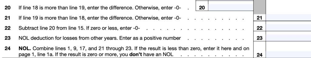 IRS Form 1045 Instructions - Applying For A Tentative Refund