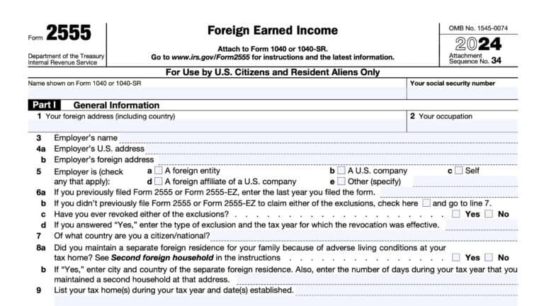 IRS Form 8802 Instructions - U.S. Residency Certification Application