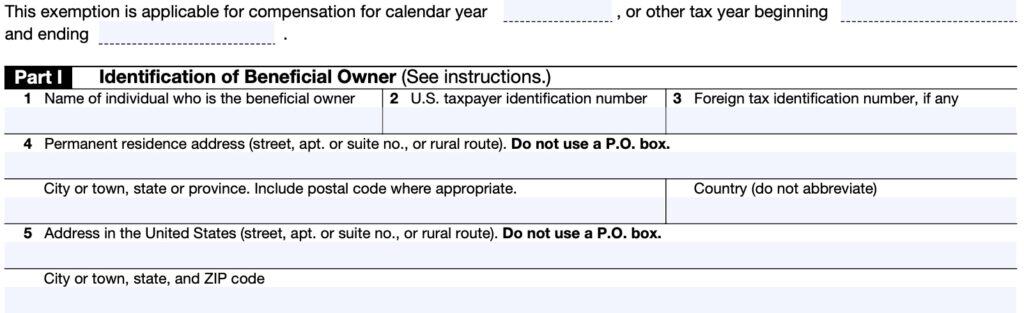 IRS Form 8233 Instructions - Nonresident Alien Tax Exemption