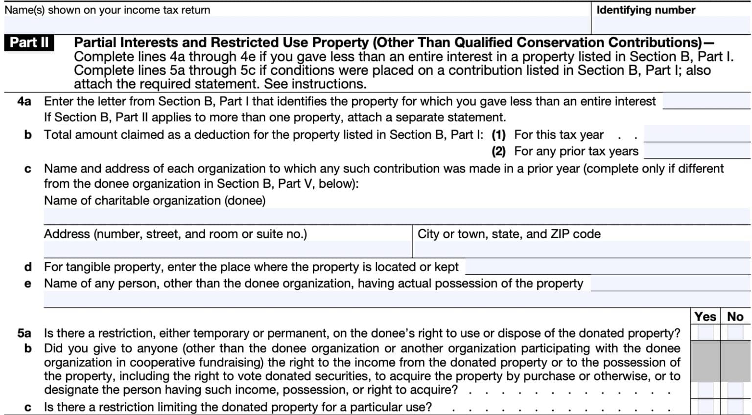 IRS Form 8283 Instructions - Noncash Charitable Contributions