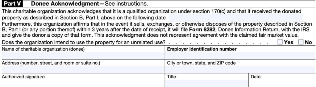 IRS Form 8283 Instructions - Noncash Charitable Contributions