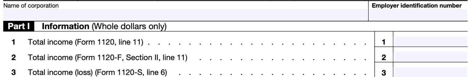 IRS Form 8453-CORP Instructions - E-File for a Corporation