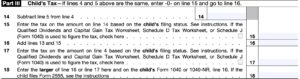 IRS Form 8615 Instructions