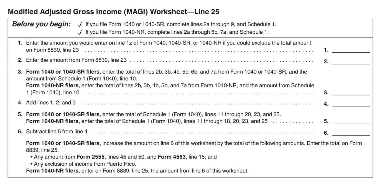 IRS Form 8839 Instructions - Guide to Qualified Adoption Expenses