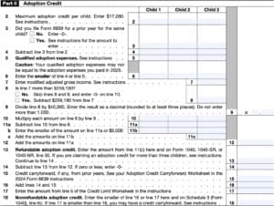IRS Form 8839 Instructions - Guide to Qualified Adoption Expenses