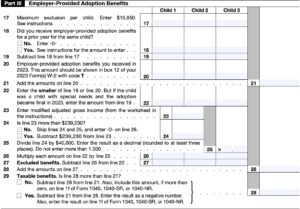 IRS Form 8839 Instructions - Guide to Qualified Adoption Expenses