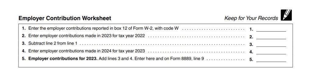 IRS Form 8889 Instructions - A Guide to Health Savings Accounts