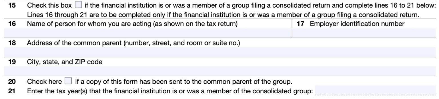 IRS Form 56-F Instructions - Fiduciary of a Financial Institution