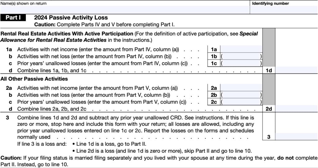 IRS Form 8582 Instructions - A Guide to Passive Activity Losses