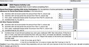 IRS Form 8582 Instructions - A Guide to Passive Activity Losses
